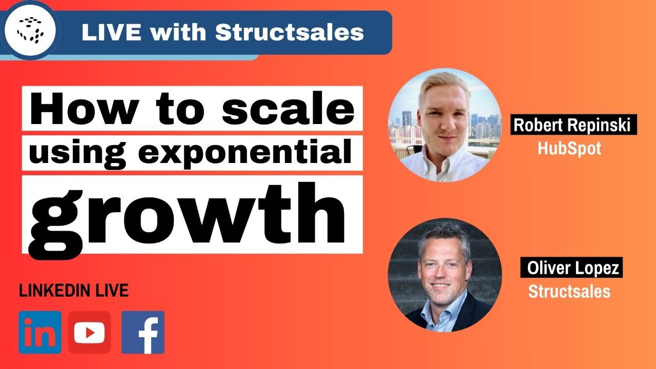 LIVE: How to scale using exponential growth with Robert Repinski